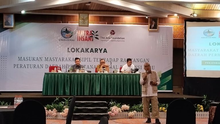 214 SK Terbit, CSO Riau Desak Perda Perhutanan Sosial Segera Rampung ...